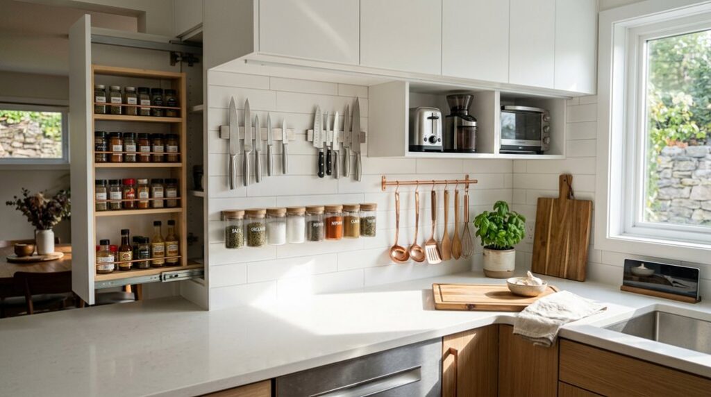3 Kitchen Storage Ideas to Maximize Counter Space - Veggie Kitchenly